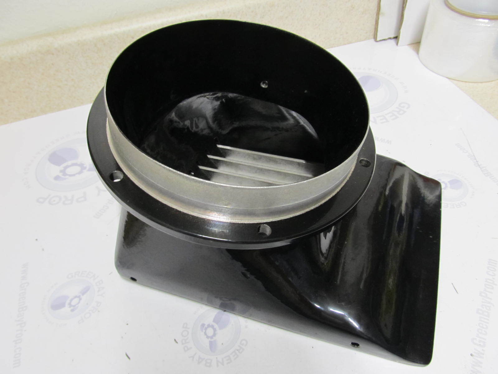 141.2 Marine Outboard Jets Large Series Black 6-7/8" Intake Assy ...