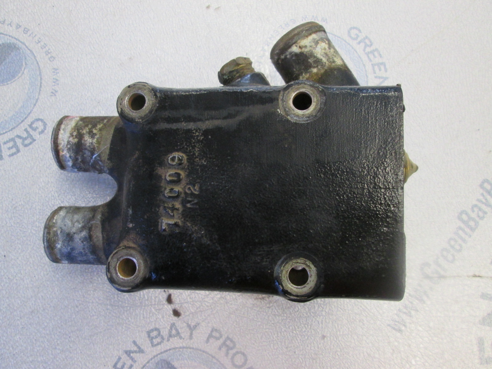 74009, 74009A6, 41801T Mercruiser 470 Alpha Thermostat Assembly | Green ...