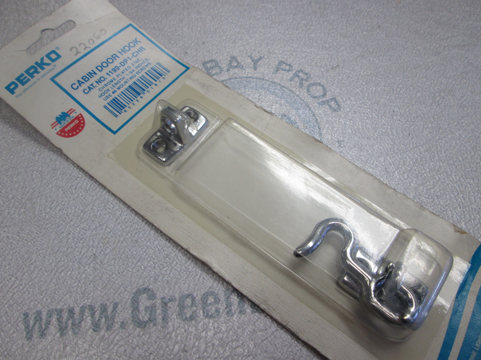 Perko Boat Cabin Door Hook Chrome 1 3/4 in | Green Bay Propeller ...
