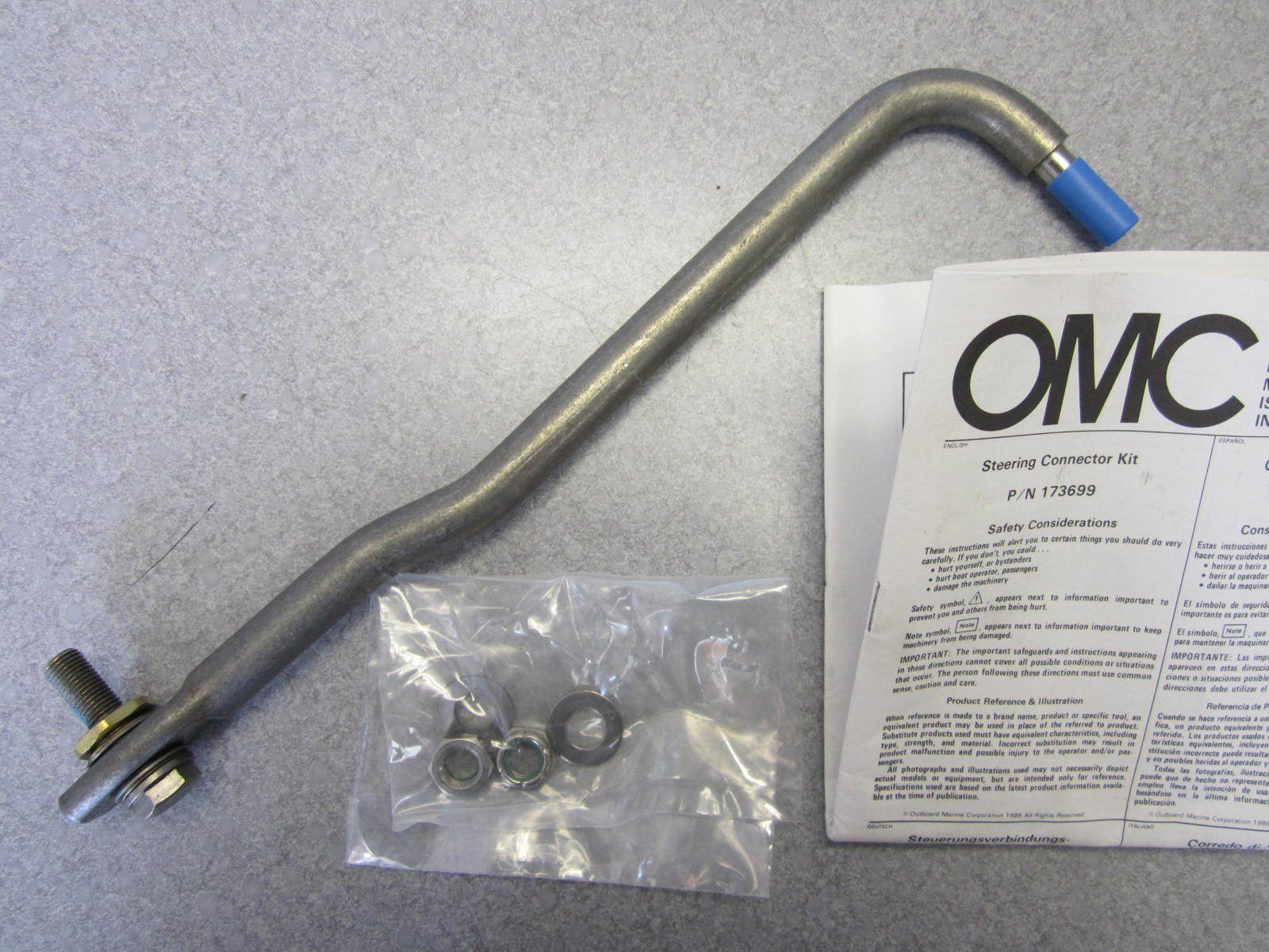 Evinrude/Johnson/OMC Steering Link Arm Kit 173699 | Green Bay Propeller ...