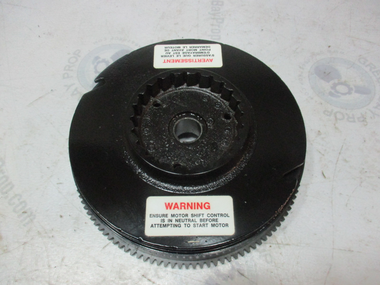 258-818354A2 Mercury Mariner Outboard 18-25 HP Flywheel & Ring Gear 43 ...