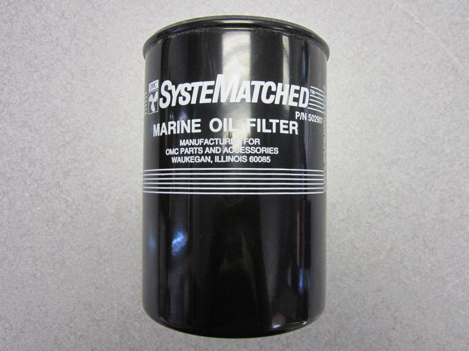 OMC Boat Marine Oil Filter 502901 | Green Bay Propeller & Marine LLC ...