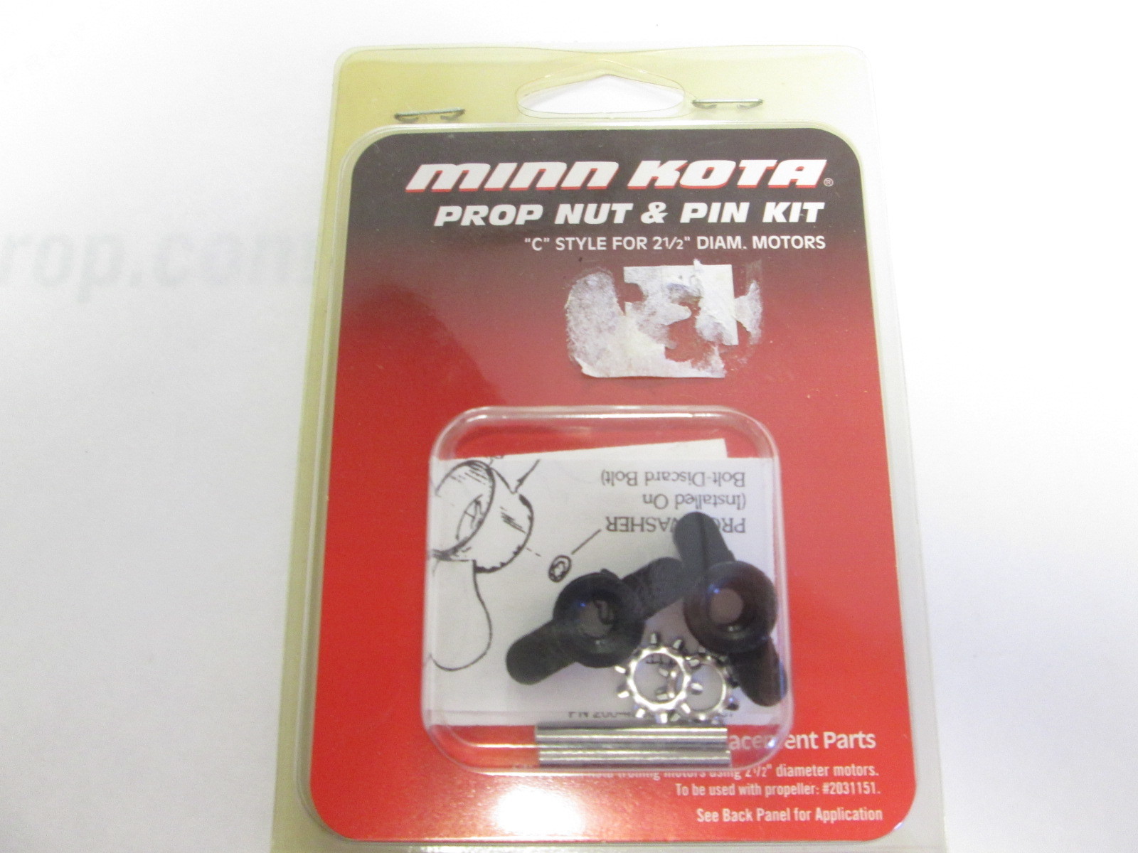 MKP-11 Minn Kota Trolling Motor Prop Nut & Pin Kit "C" | Green Bay ...