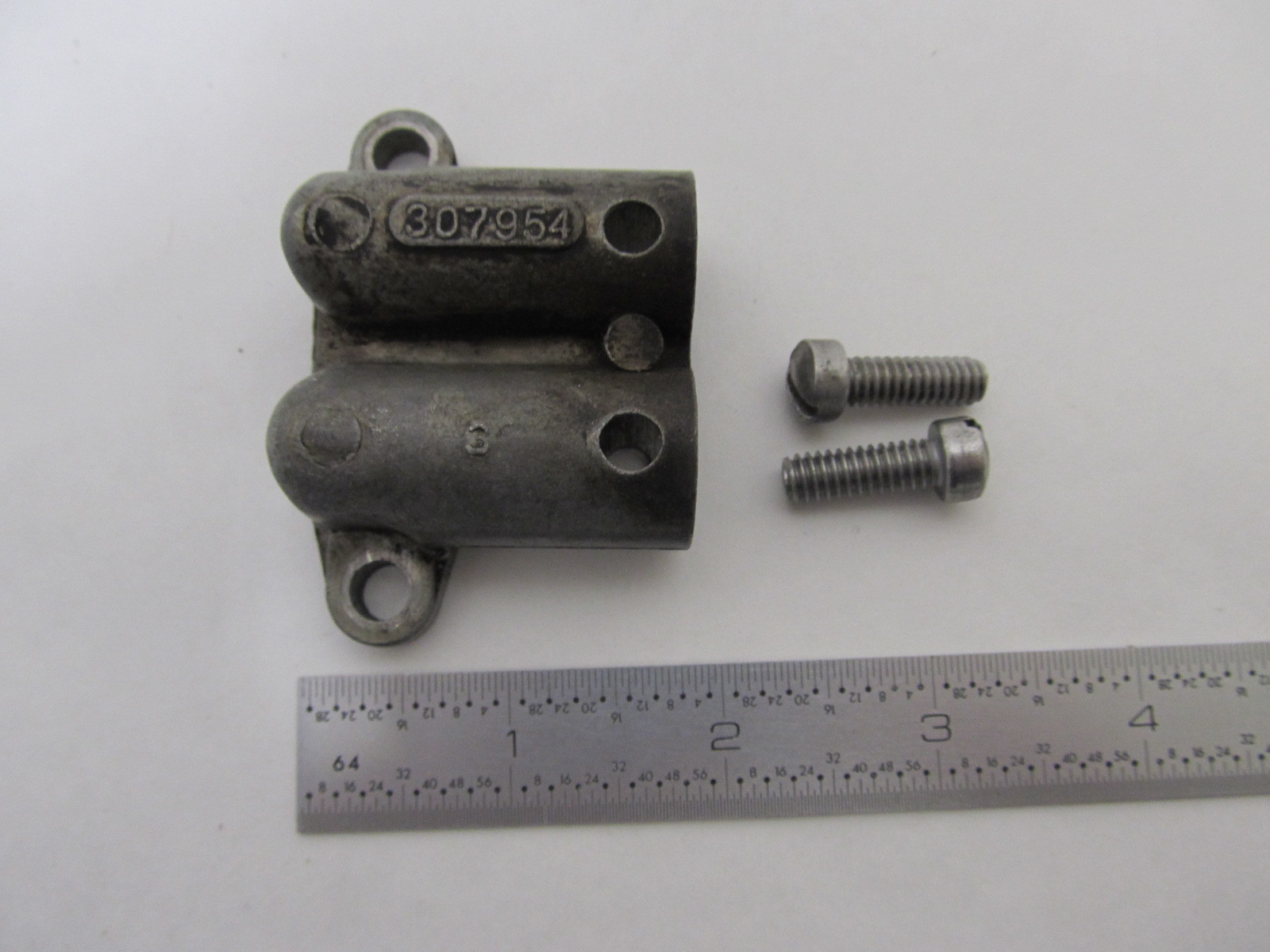 307954 OMC Impeller Housing Cap & Screws Evinrude Johnson 40HP | Green ...