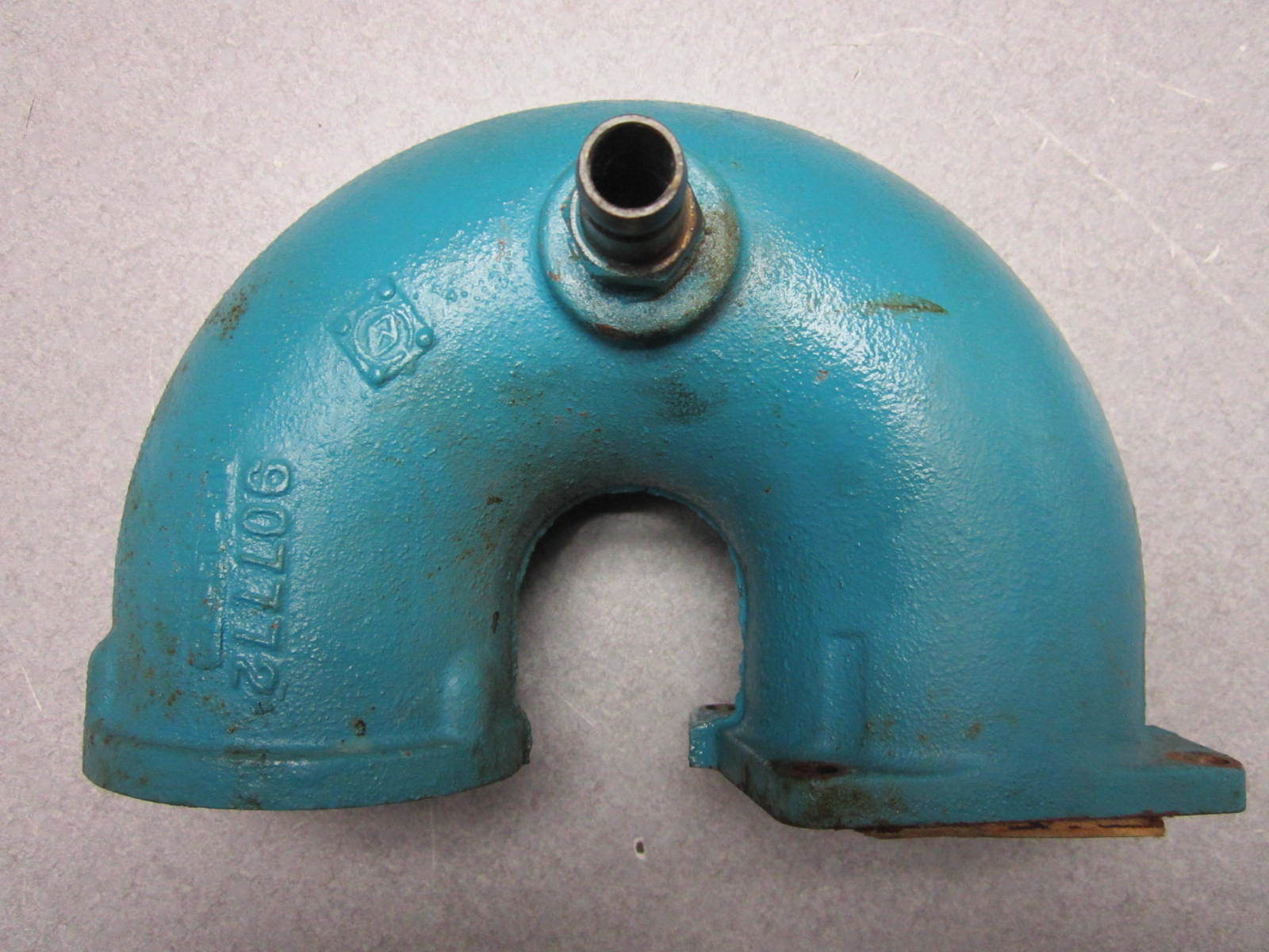 907772 980536 OMC Stringer Stern Drive 2.5 3.0 Curved Exhaust Elbow ...