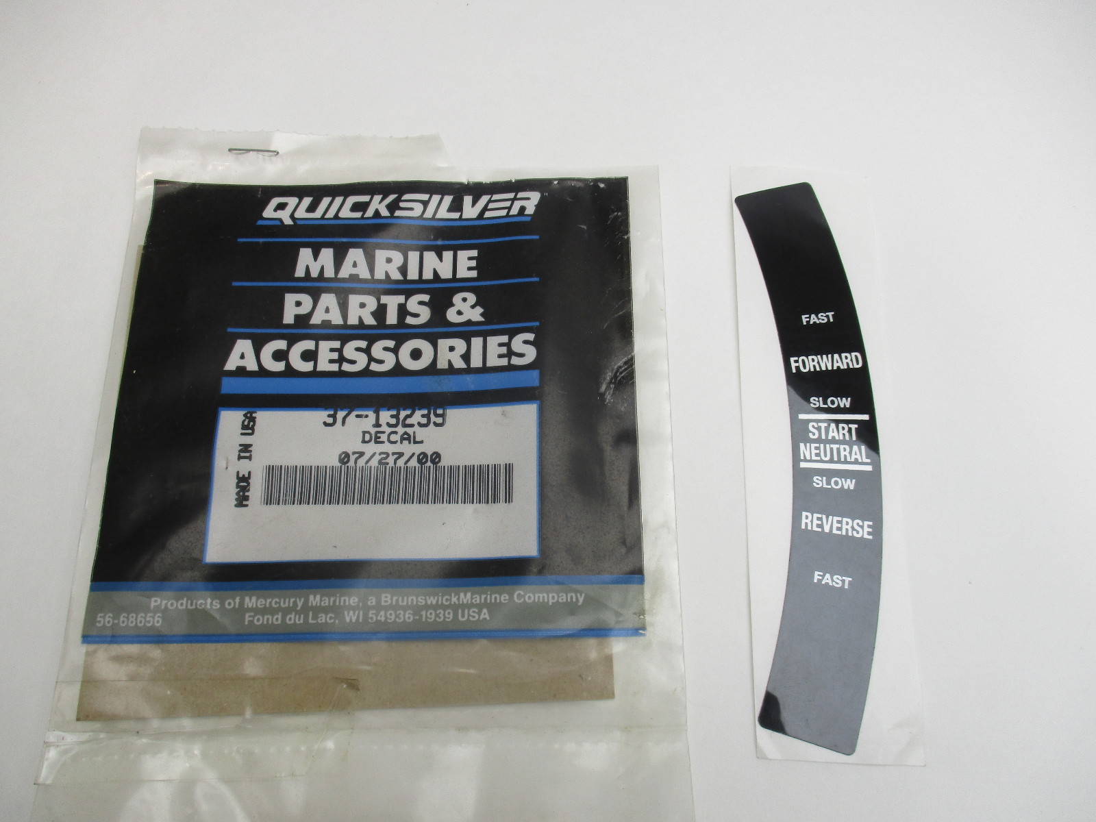 37-13239 Fits Mercury Mariner Outboard Throttle Handle Forward Reverse ...