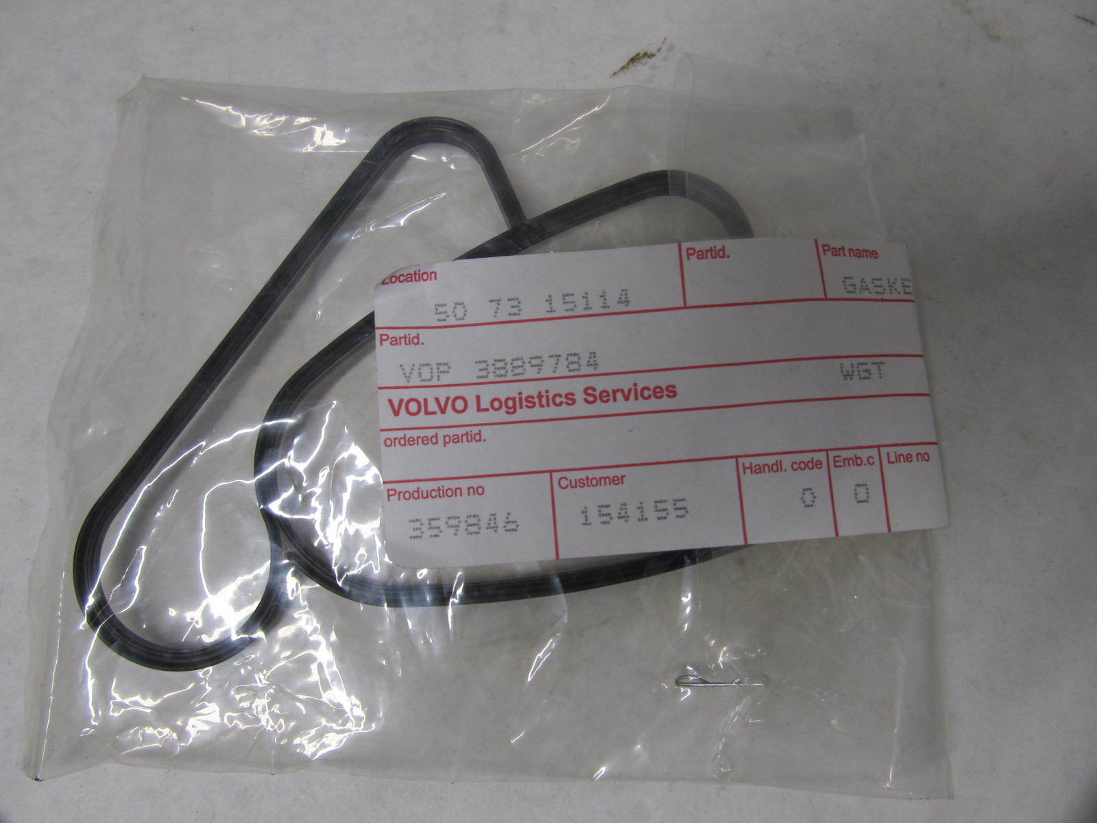 3889784 3841966 Volvo DPS Stern Drive Rubber Gasket Seal | Green Bay ...