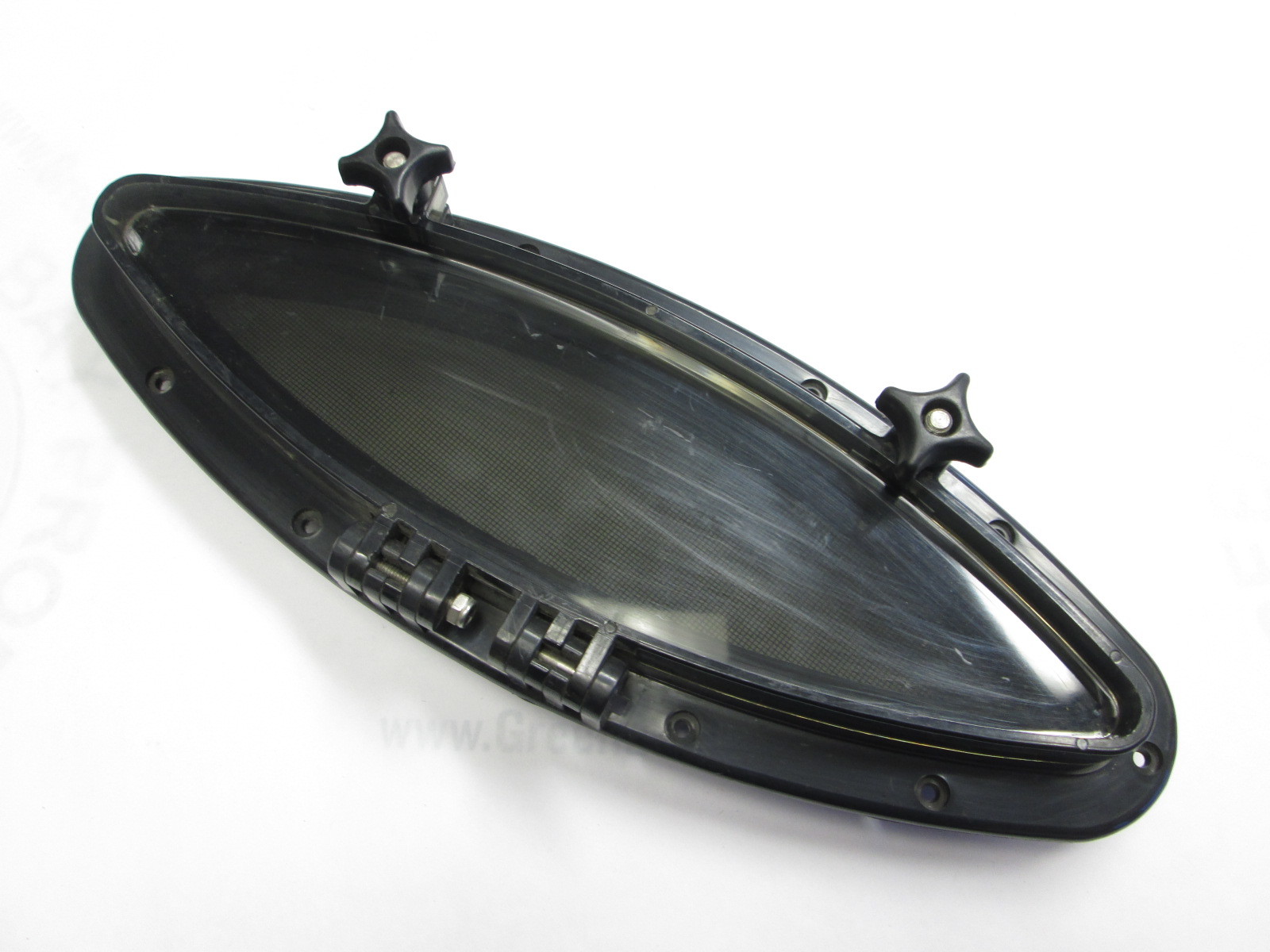 Boat Oval Shape Black Porthole Portlight Window w/Screen & Frame 16 1/2 ...