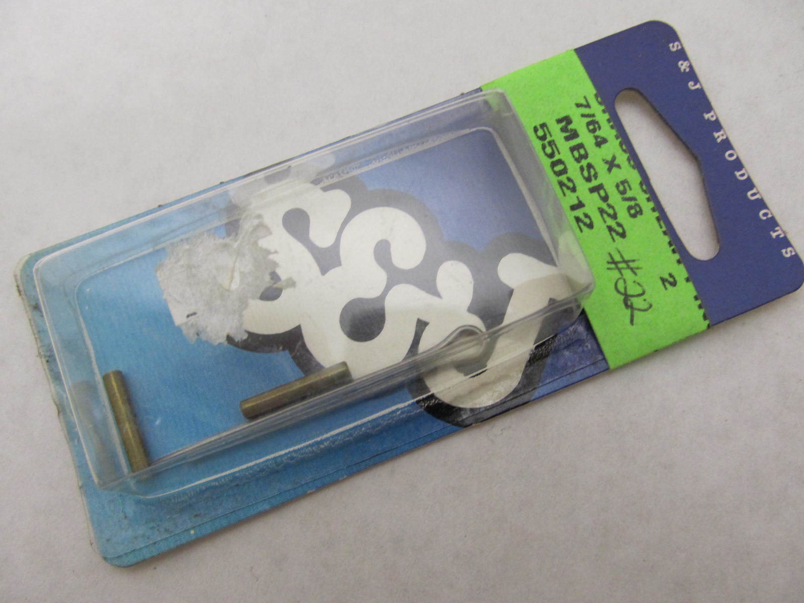 550212 S&J BRASS SHEAR PINS, SP22, 7/64 x 5/8 for Vintage Sears ...