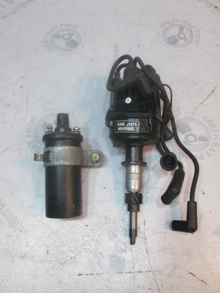 19514 87581 Distributor for Mercruiser 120 140 2.5 & 3.0 4 Cyl GM Stern ...