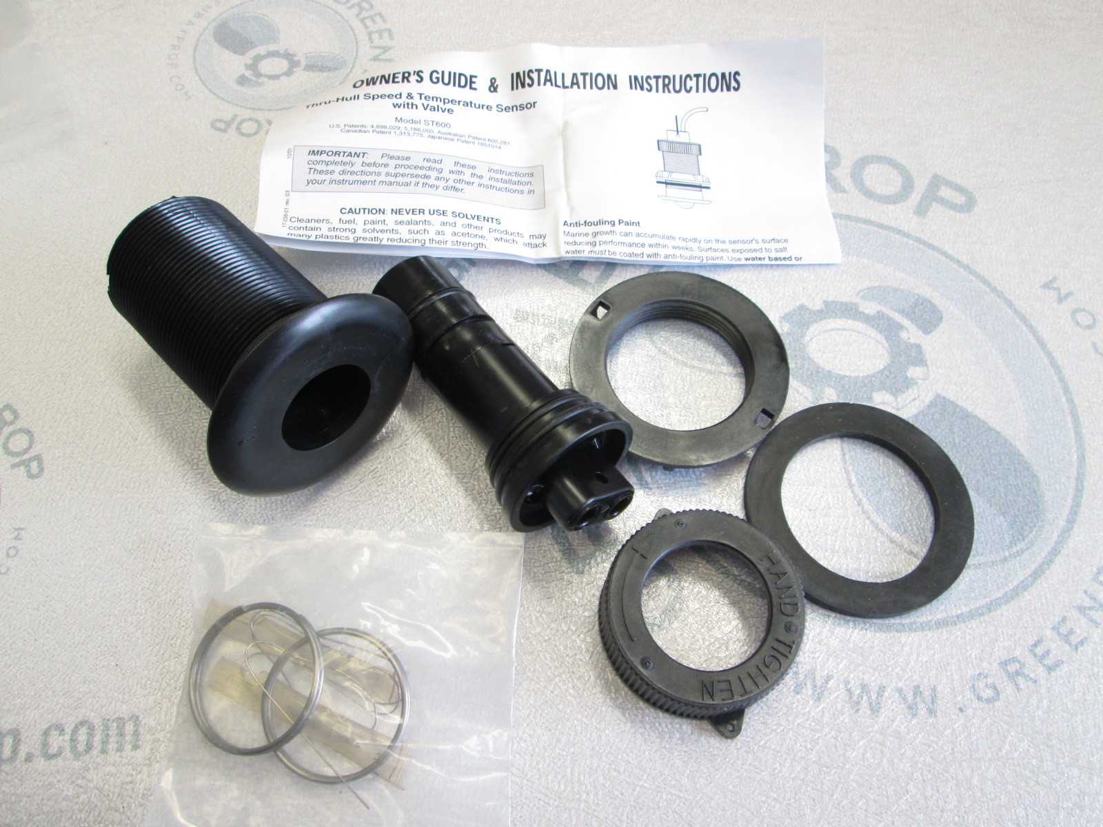Airmar Tech ST600 Thru-Hull Speed & Temperature Sensor w/Valve | Green ...