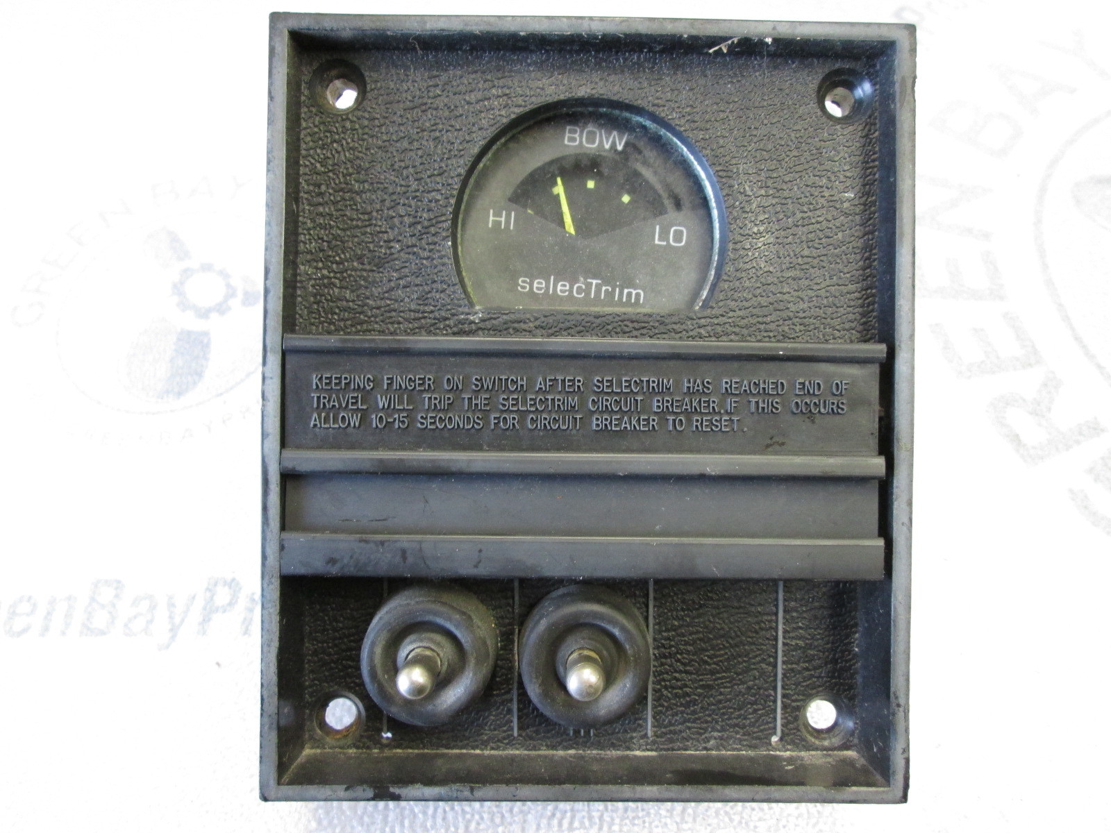 Trim and Tilt Dash Controls Panel Indicator with OMC Stern Drive ...