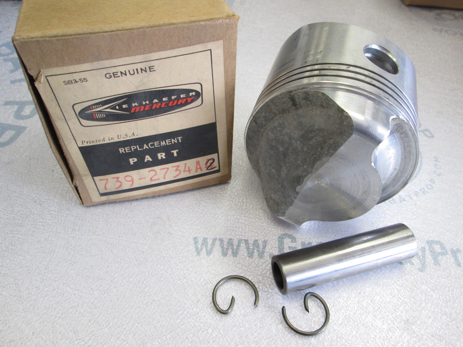 739-2734A 2 739-2734A4 Mercury Outboard Piston Kit 1100 110HP | Green ...
