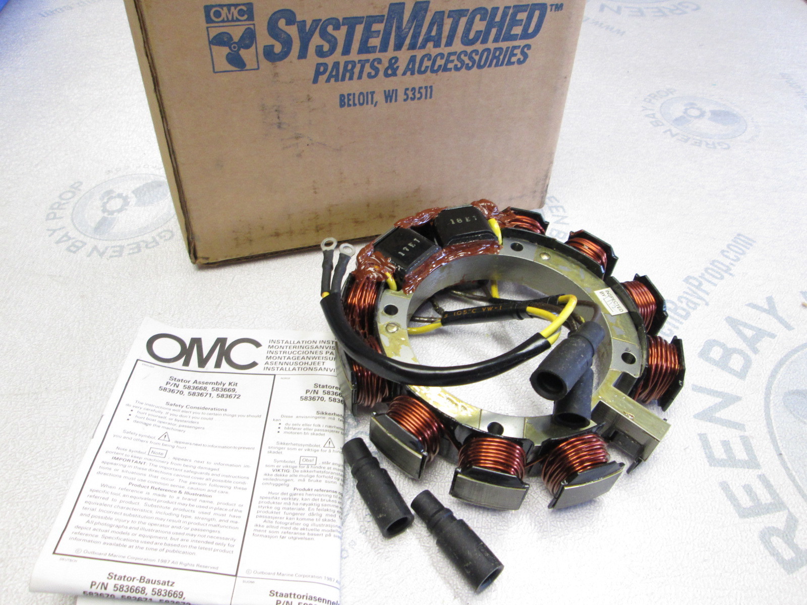 0583670 Evinrude Johnson Outboard 35A Stator V6 1977-85 | Green Bay ...