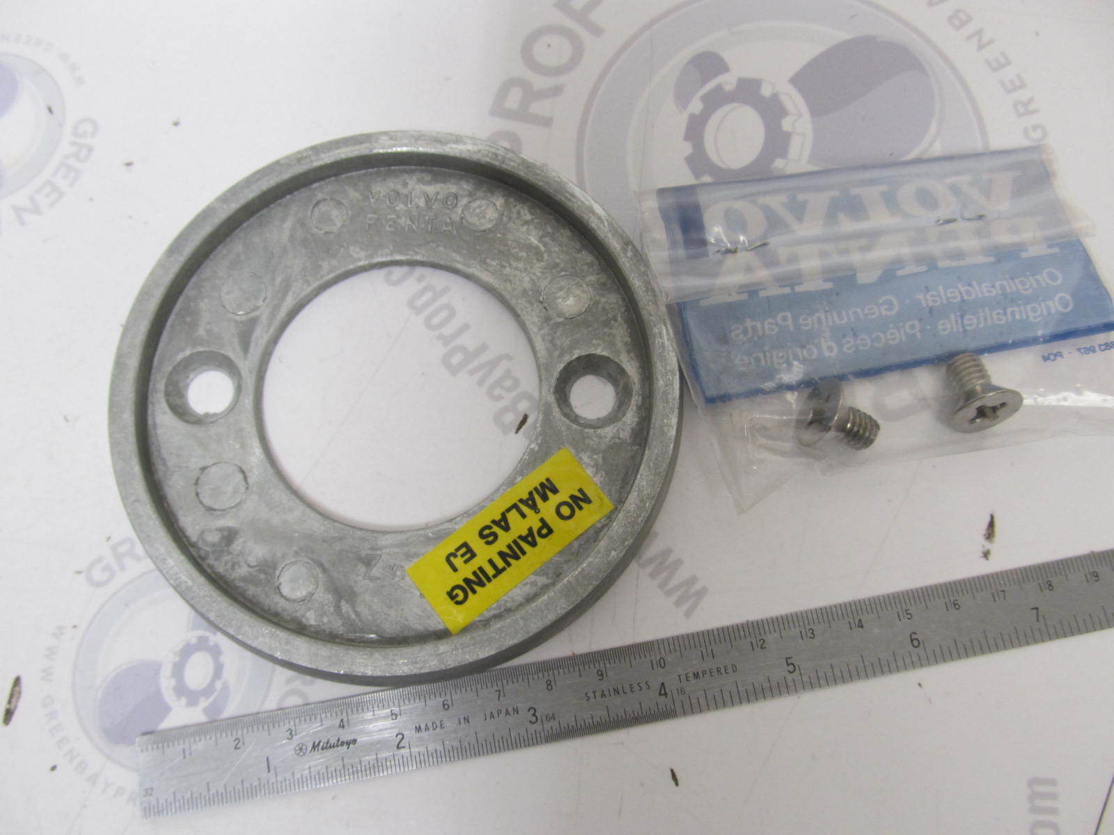 875805-4 875805 Volvo Penta Marine Stern Drive Engine Zinc Ring | Green ...