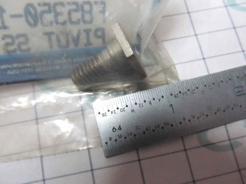 F85350-1 SS Tilt Stop Pivot Screw fits Mercury Chrysler/Force 70-150 Hp ...