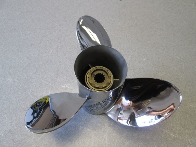 22 Pitch Laser II Mercury Mariner Stainless Prop 75 85 90 115 125 ...