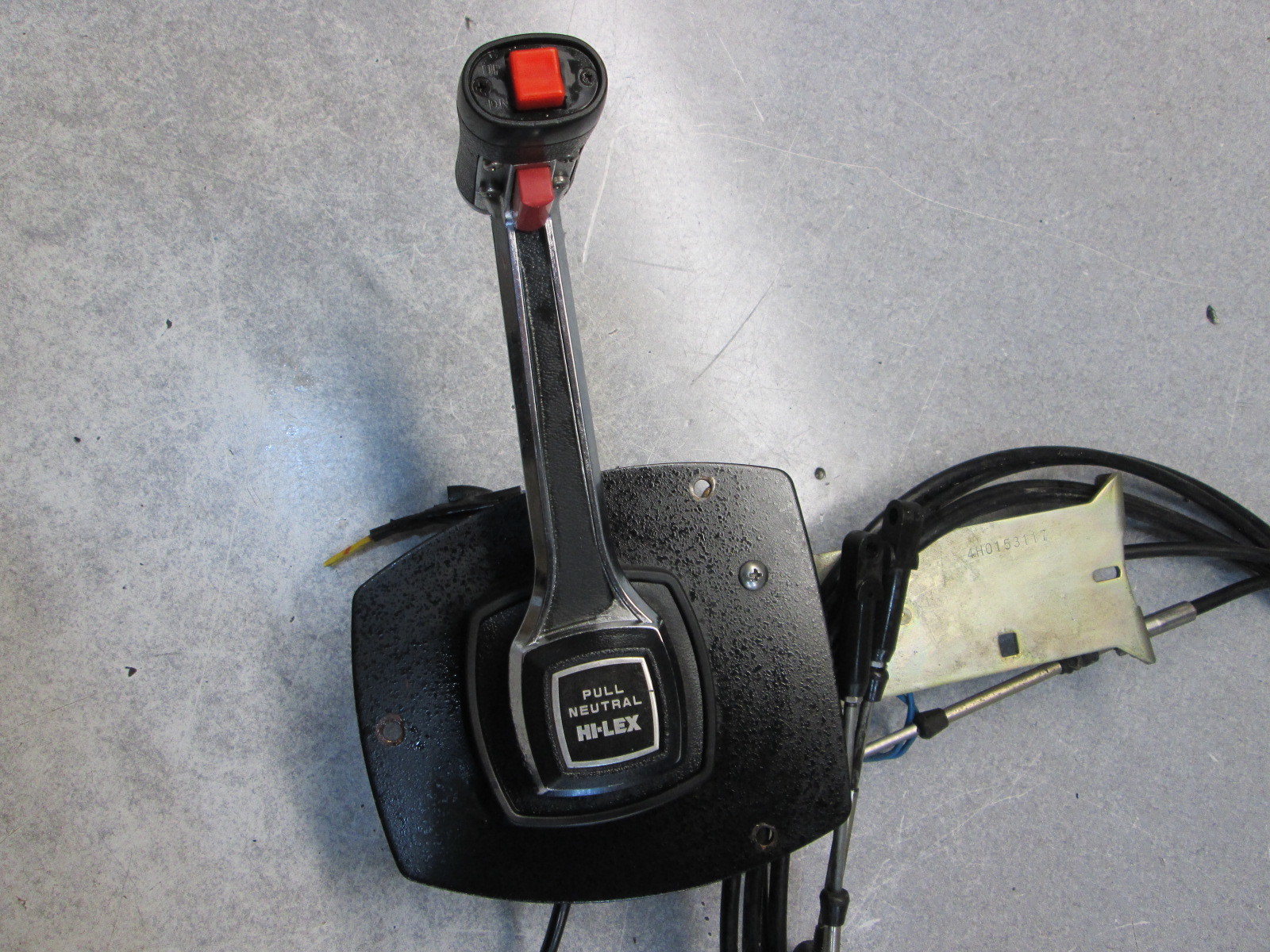 Hi-Lex Boat Throttle Remote Control & 13 ft Cables Mercruiser & OMC ...