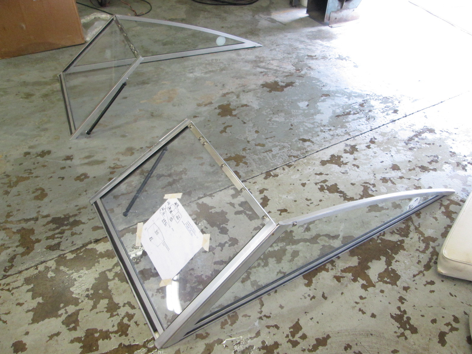 Yar-Craft Boat Walk Through Windshield 65 in Wide | Green Bay Propeller ...