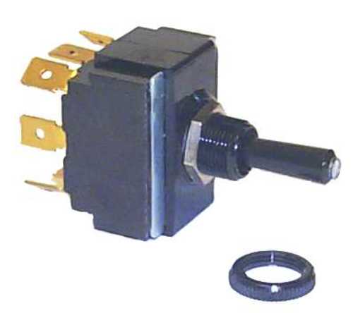 TG19520 Sierra Boat RV Tip Lit Toggle Switch On-Off-On DPDT 20 Amp 12V ...