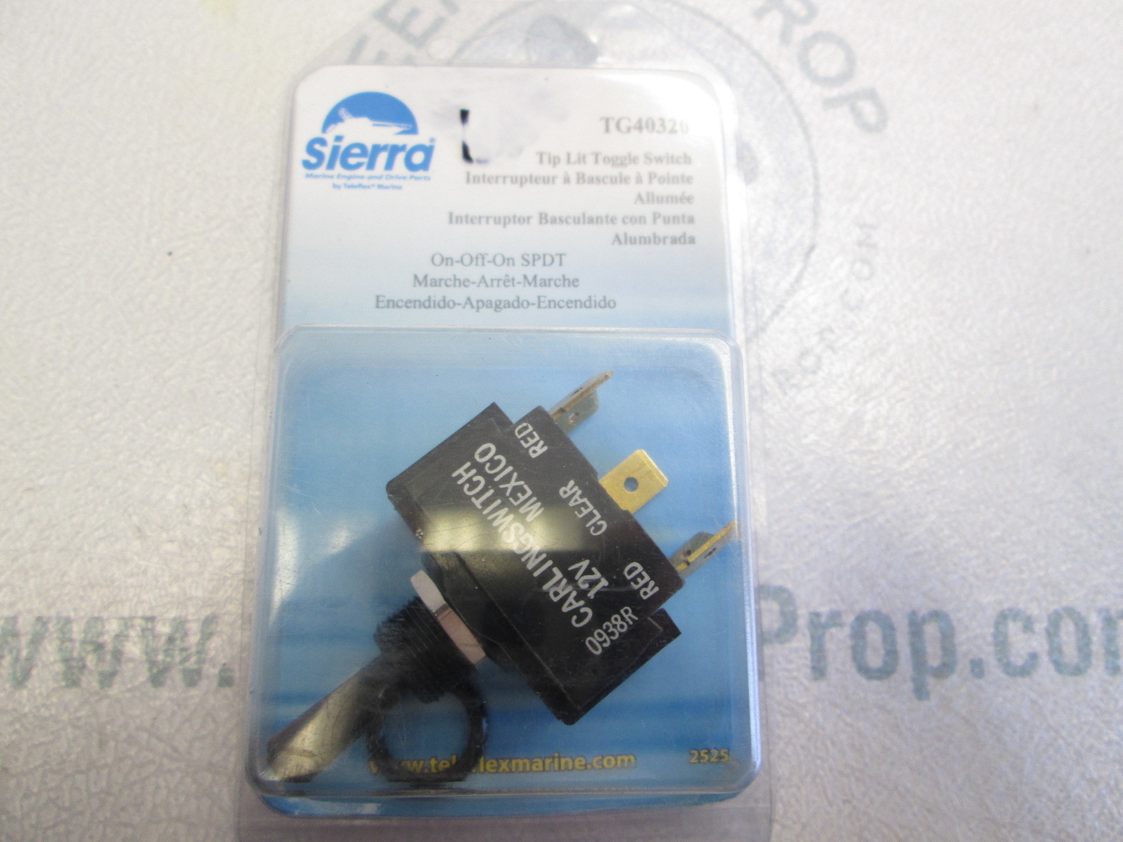 Sierra Switch TG40320 Tip Lit Toggle Switch On-OFF-On SPDT | Green Bay ...
