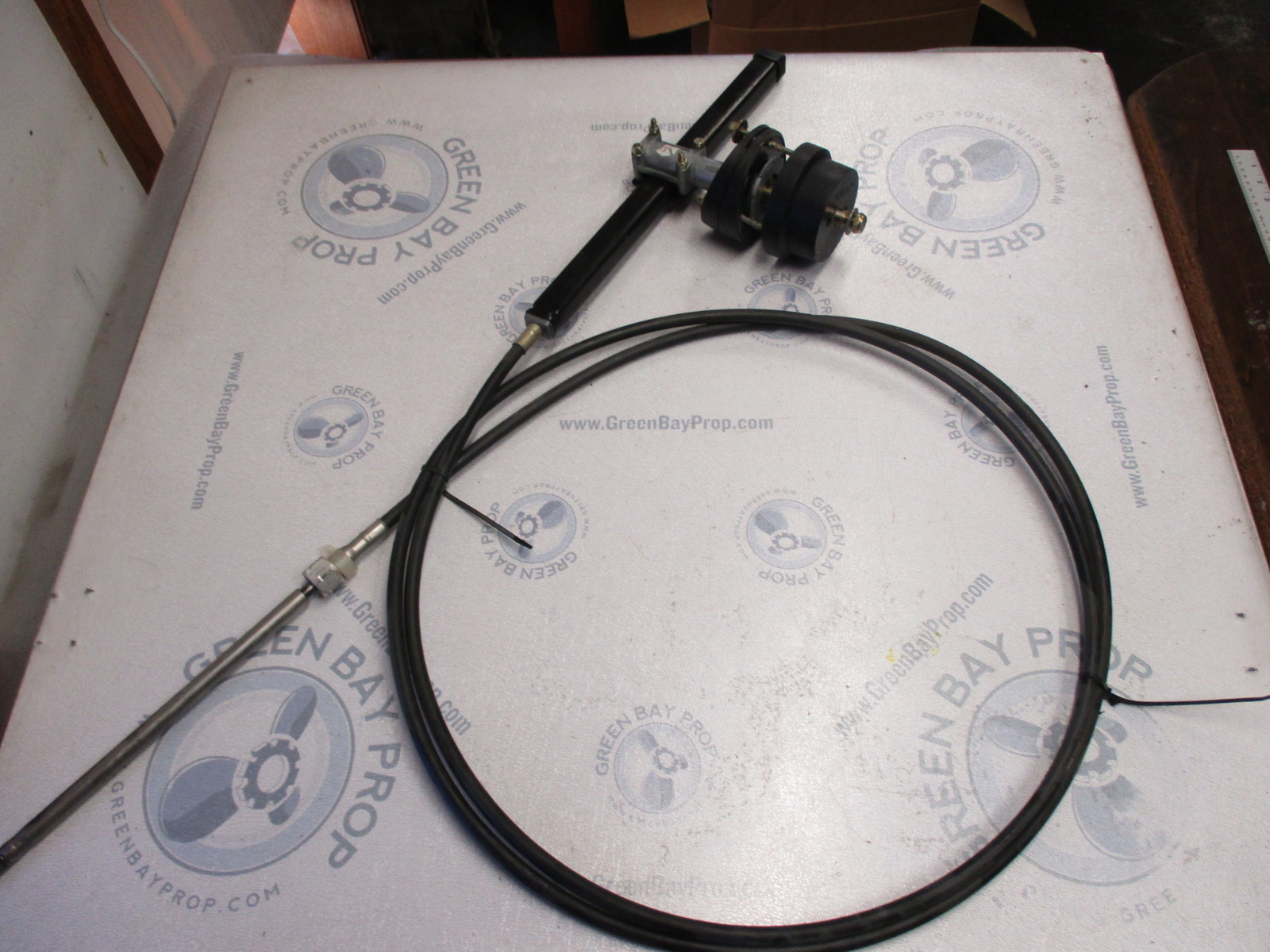 Teleflex SSC12415 15 Ft Rack & Pinion Steering Cable & Helm | eBay