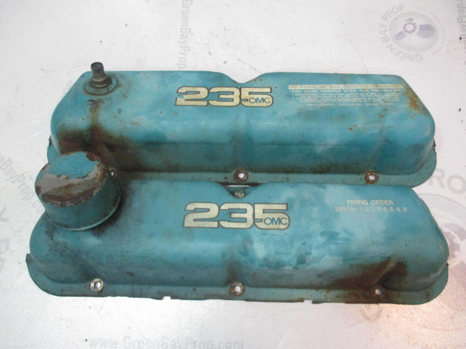 OMC Valve Cover | Ford V8 Valve Cover | Green Bay Propeller & Marine ...