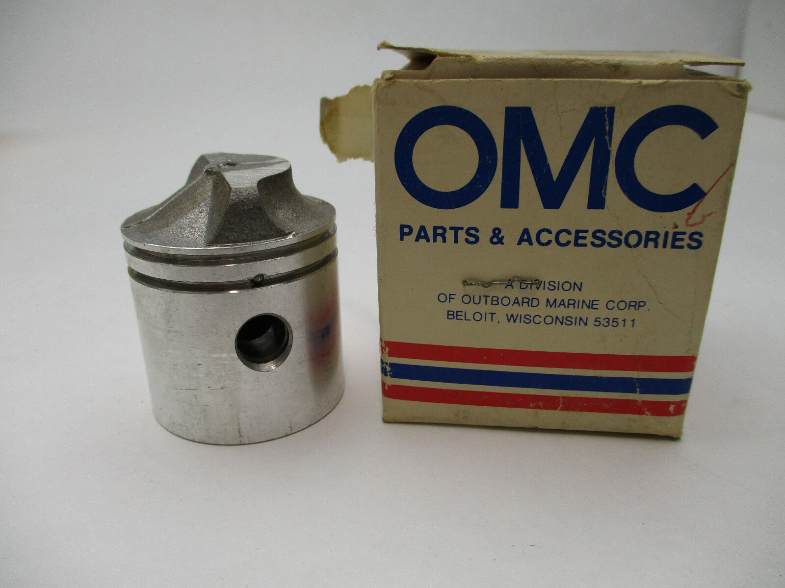 390836 436668 OMC Piston .030 for Evinrude Johnson 2-8 Hp Outboard 1980 ...