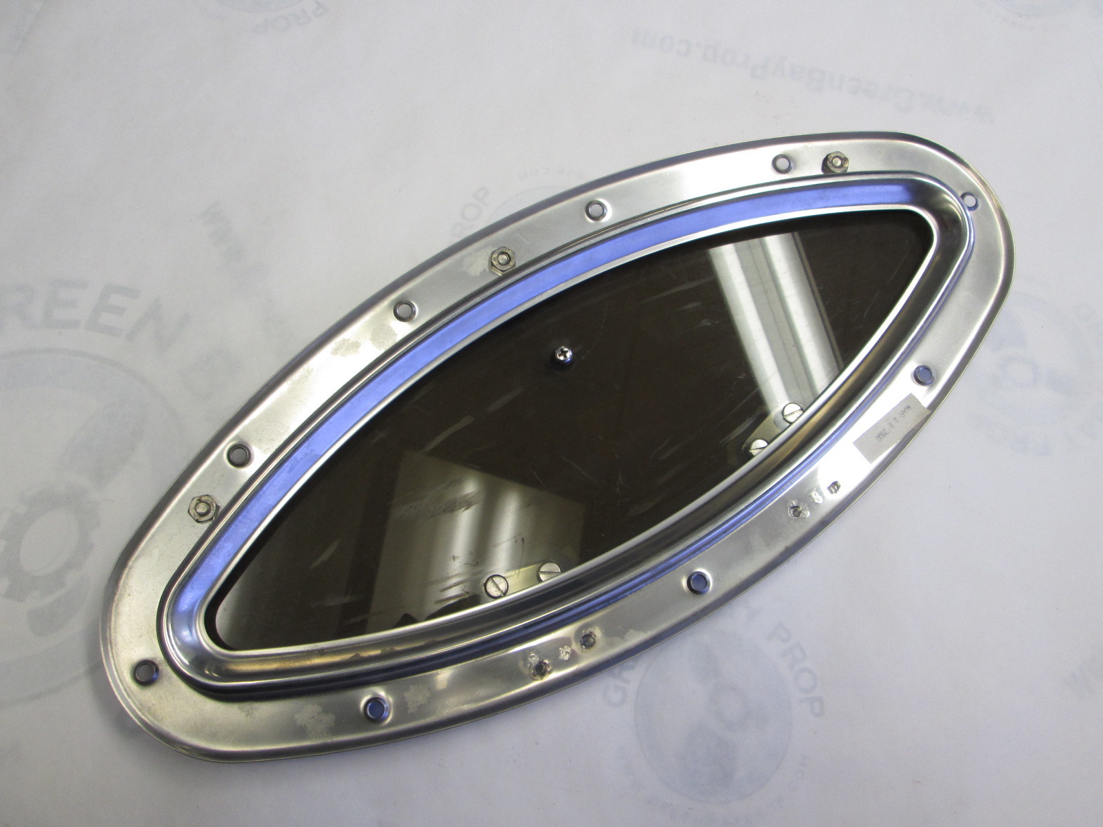 Boat Bomar Oval Stainless Steel Porthole Portlight Window w/Frame 18 ...