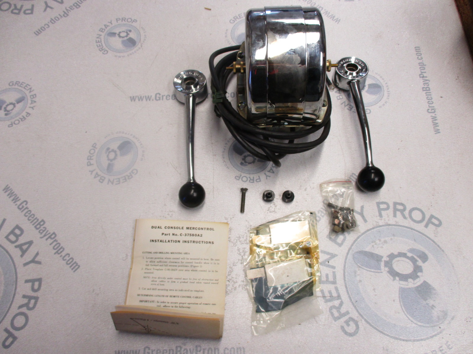 37580A2 Fits Mercury Dual Remote Control Console Mount | Green Bay ...