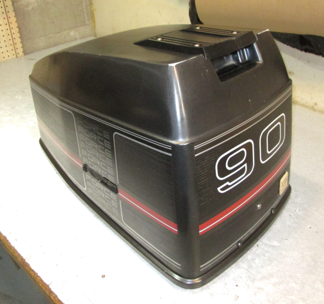 818092A1 90 Hp Force Outboard Top Motor Cover Cowl Engine Cowling ...
