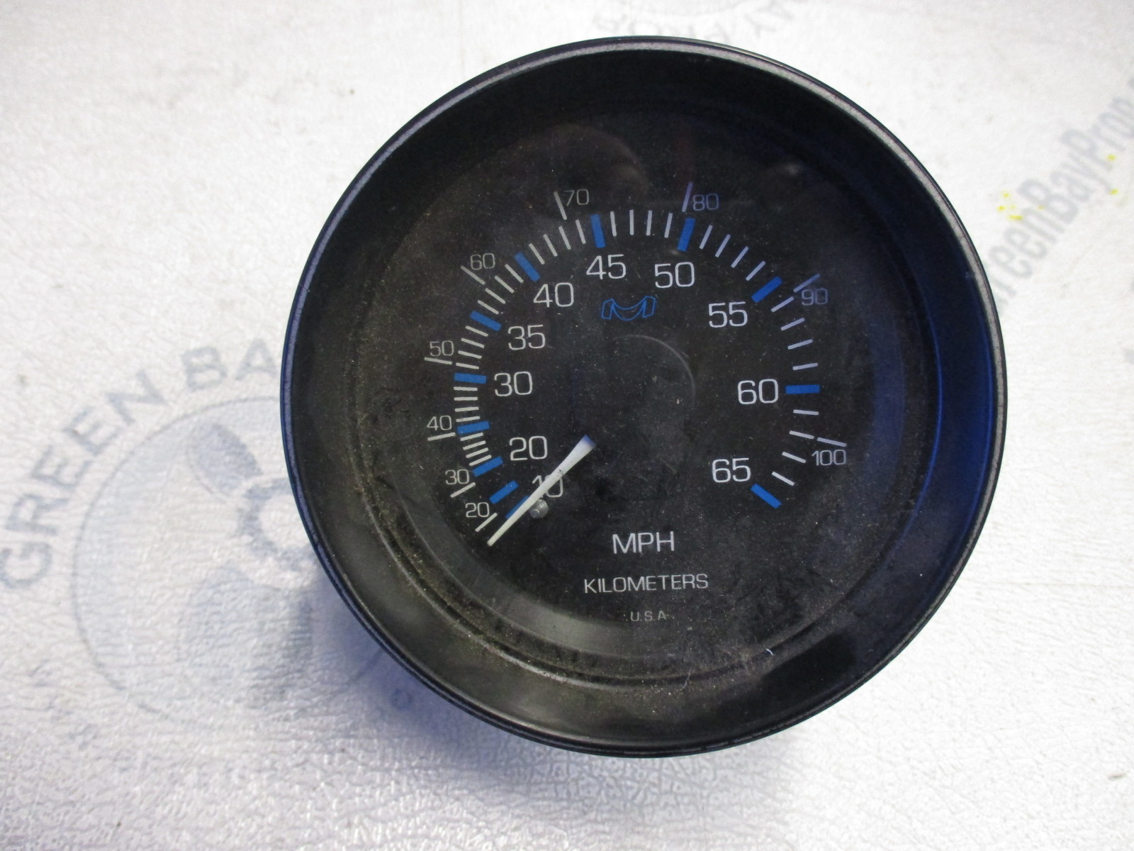 Medallion Marine Boat Speedometer Speedo 65 MPH | Green Bay Propeller ...