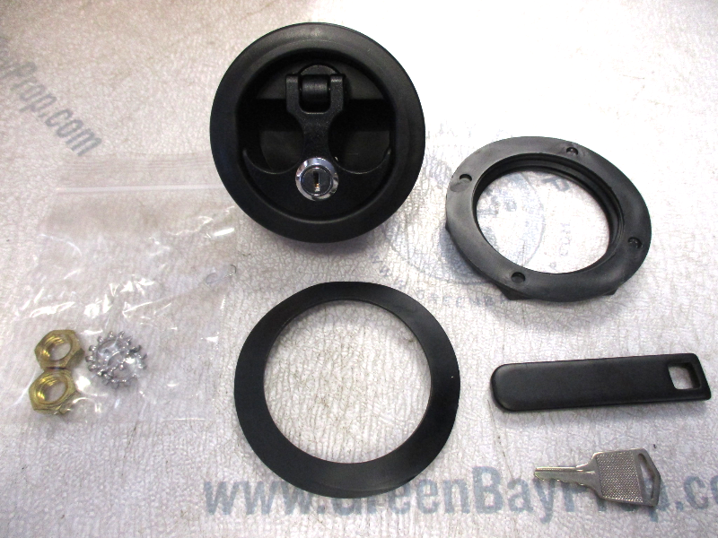 Marine Boat Anchor T-Handle Black Flush Mount Lock and Cam | Green Bay ...