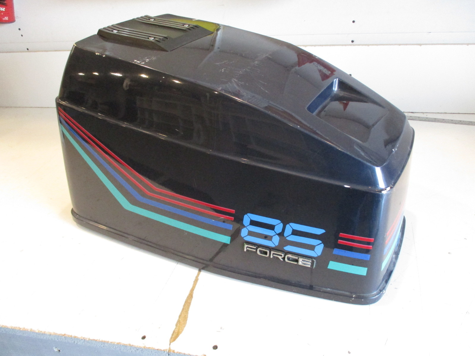 US Marine Force Outboard 85 Hp Boat Engine Cowling Cover Top Hood Cap ...