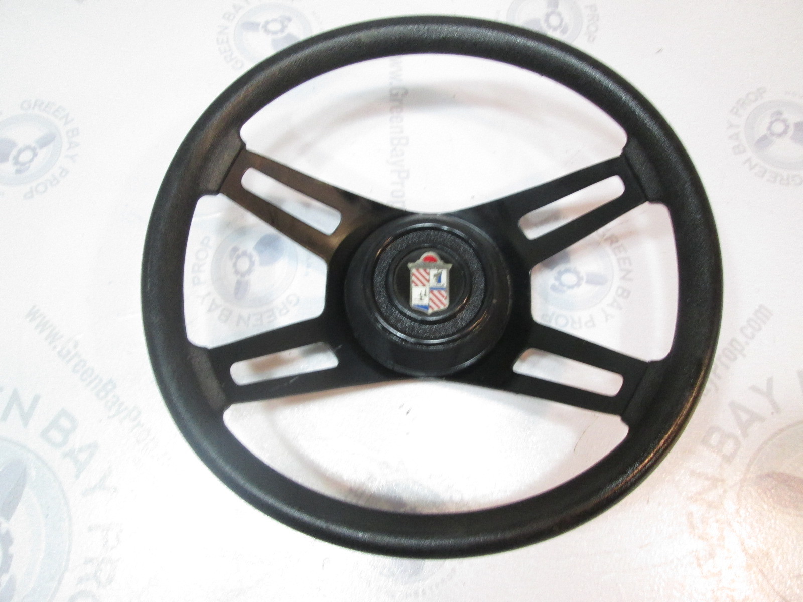 Vintage Chris Craft Marine Boat 14" Steering Wheel Aluminum 4 Spoke ...