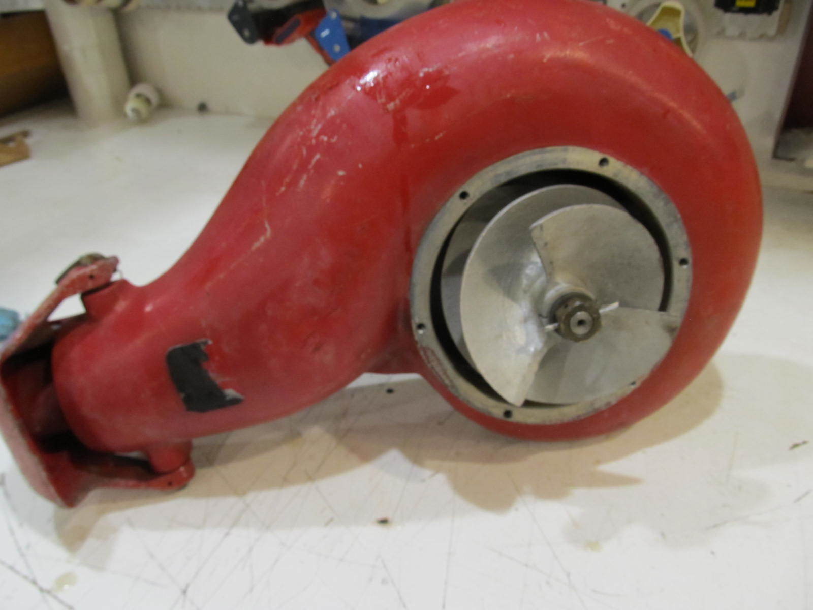 2700 Vintage OMC Evinrude Johnson Jet Drive Volute Hsg w/ Exhaust Tube ...