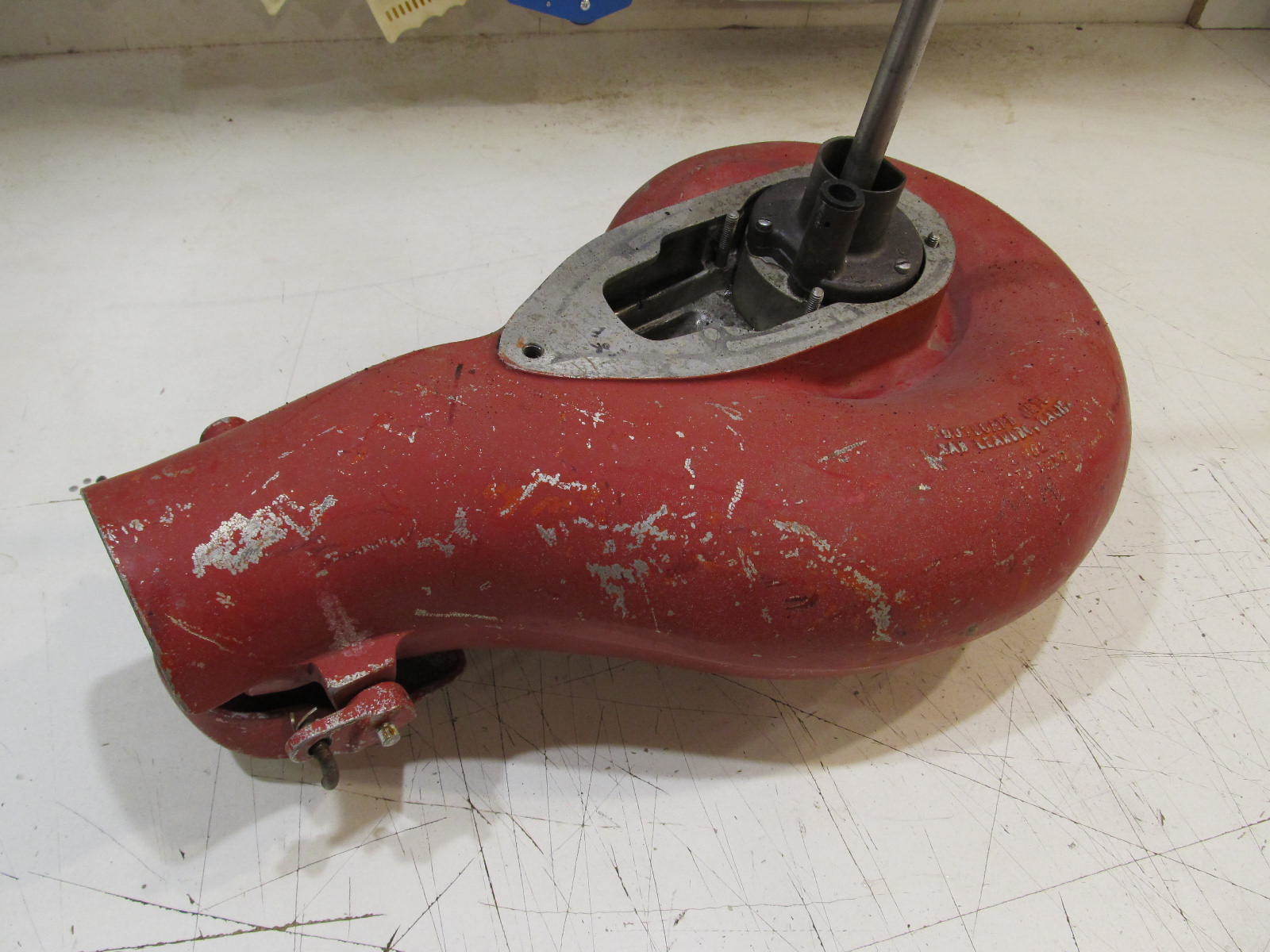 2700 Vintage OMC Evinrude Johnson Jet Drive Volute Hsg w/ Exhaust Tube ...