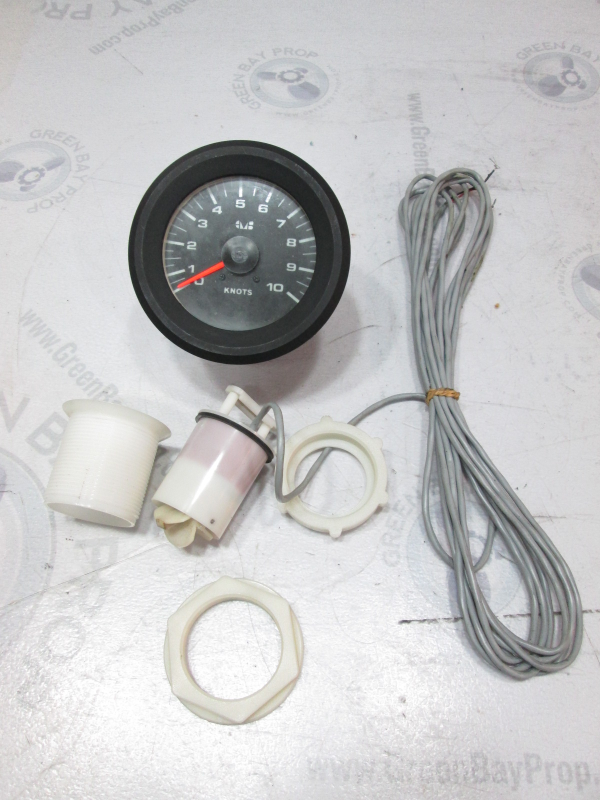 U25K Electro Marine Systems Speedometer Kit W/ Red Thru-Hull Transducer ...