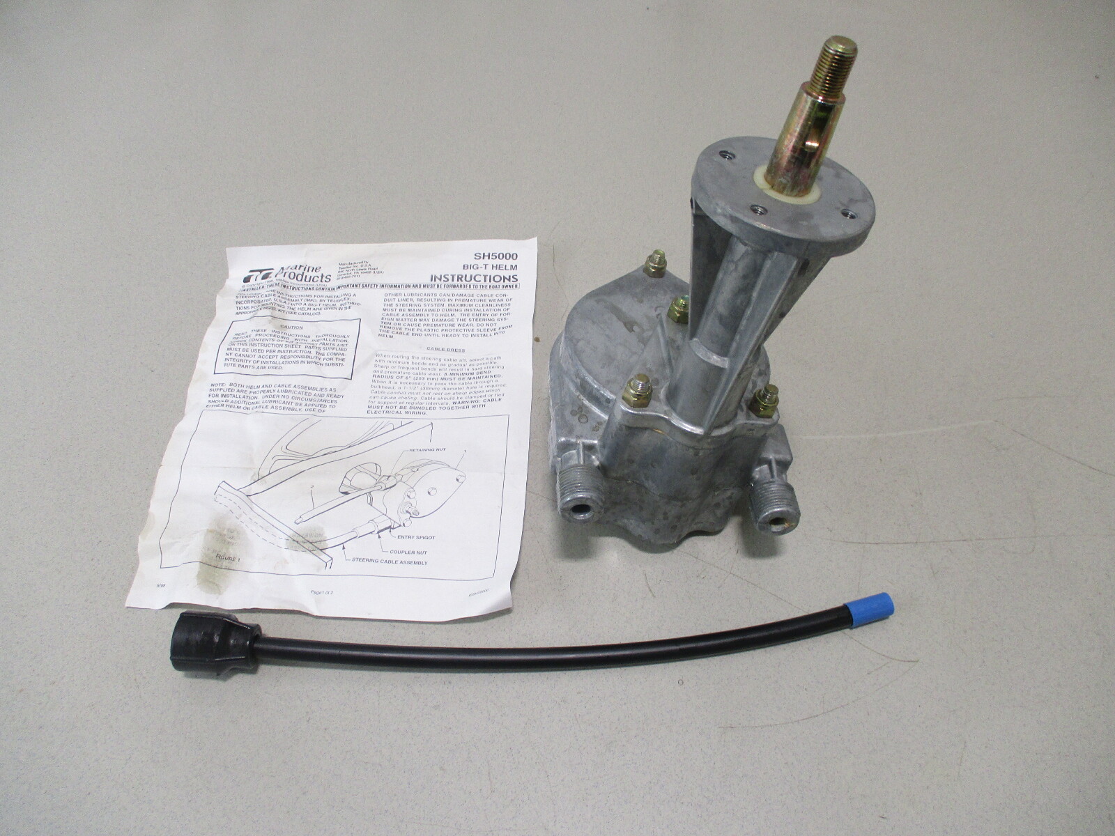 SH5000P Teleflex Boat Big-T Rotary Steering Helm for Boats Up to 34 ...