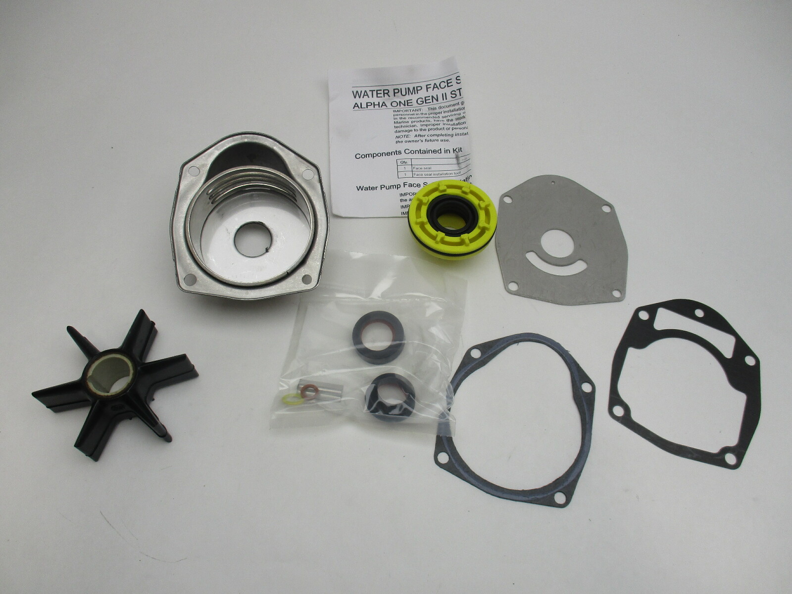 Alpha 1 Gen 2 Impeller Kit Upper Water Pump Repair Kit For Mercury ...