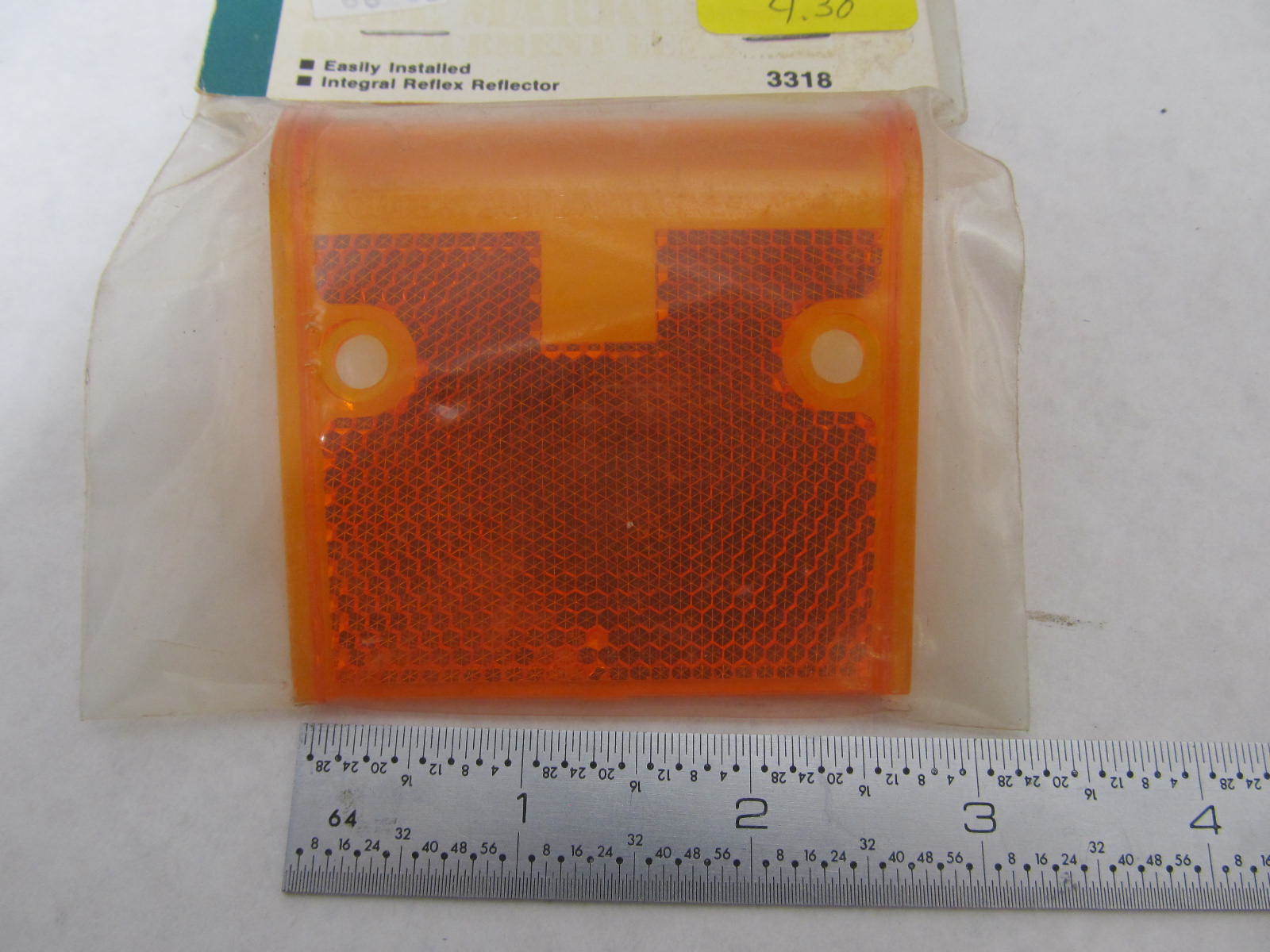 3318 Wesbar Amber Custom Side Marker Replacement Lens | Green Bay ...