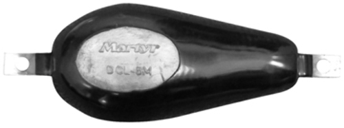 MARTYR MAGNESIUM HULL ANODE-Launch Anode, 5/8" Mounting Holes, 13" OC ...