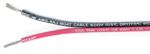 FLAT BONDED CABLE, 2-WIRE, TINNED-16/2 Ga. Bonded Cable 100 | Green Bay ...