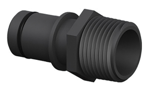 FLOW-RITE QWIK-LOK 3/4" ADAPTER FITTING-Male to 3/4" Male NPT, Black ...