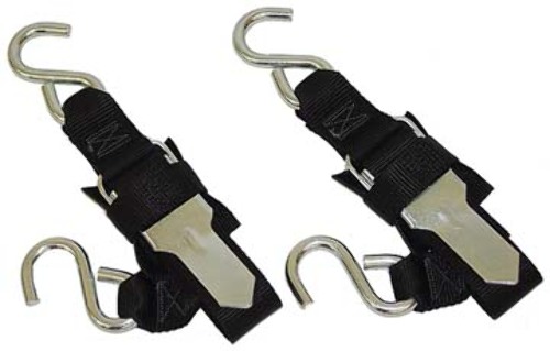 TRANSOM TIE DOWNS Black Transom Strap 1-1/2" WIDE-1-1/2" x 2', Pair ...