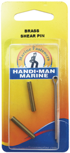 HANDI-MAN BRASS SHEAR PINS, MINI-BLISTER PACK-SP07, 3/16 x 1-1/16, Pkg ...