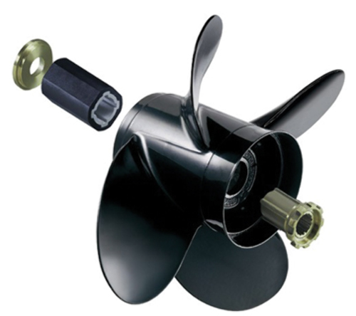 13.875 X 11 Pitch VORTEX 4 BLADE BOAT PROPELLER SERIES B for 40-150 HP ...