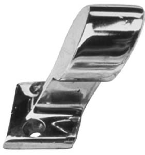 286565-1 HANDRAIL FITTING, CHROME-60 Degree End - Left Hand; 7/8" Tube ...