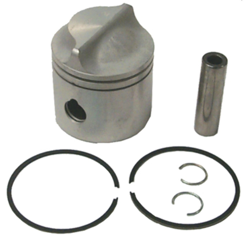 PISTON KIT FOR JOHNSON/EVINRUDE/BRP, INLINE-.020 OS (3.000 Std Bore); 2 ...