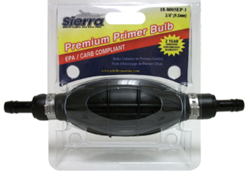 PLEASURE BOAT FUEL PRIMER BULB, EPA/CARB COMPLIANT-Fits Hose I.D. 1/4 ...